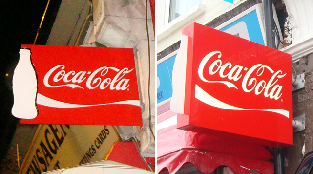 Positive | Coca-Cola CTN signage