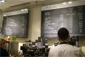 Positive | Benugo’s menu boards